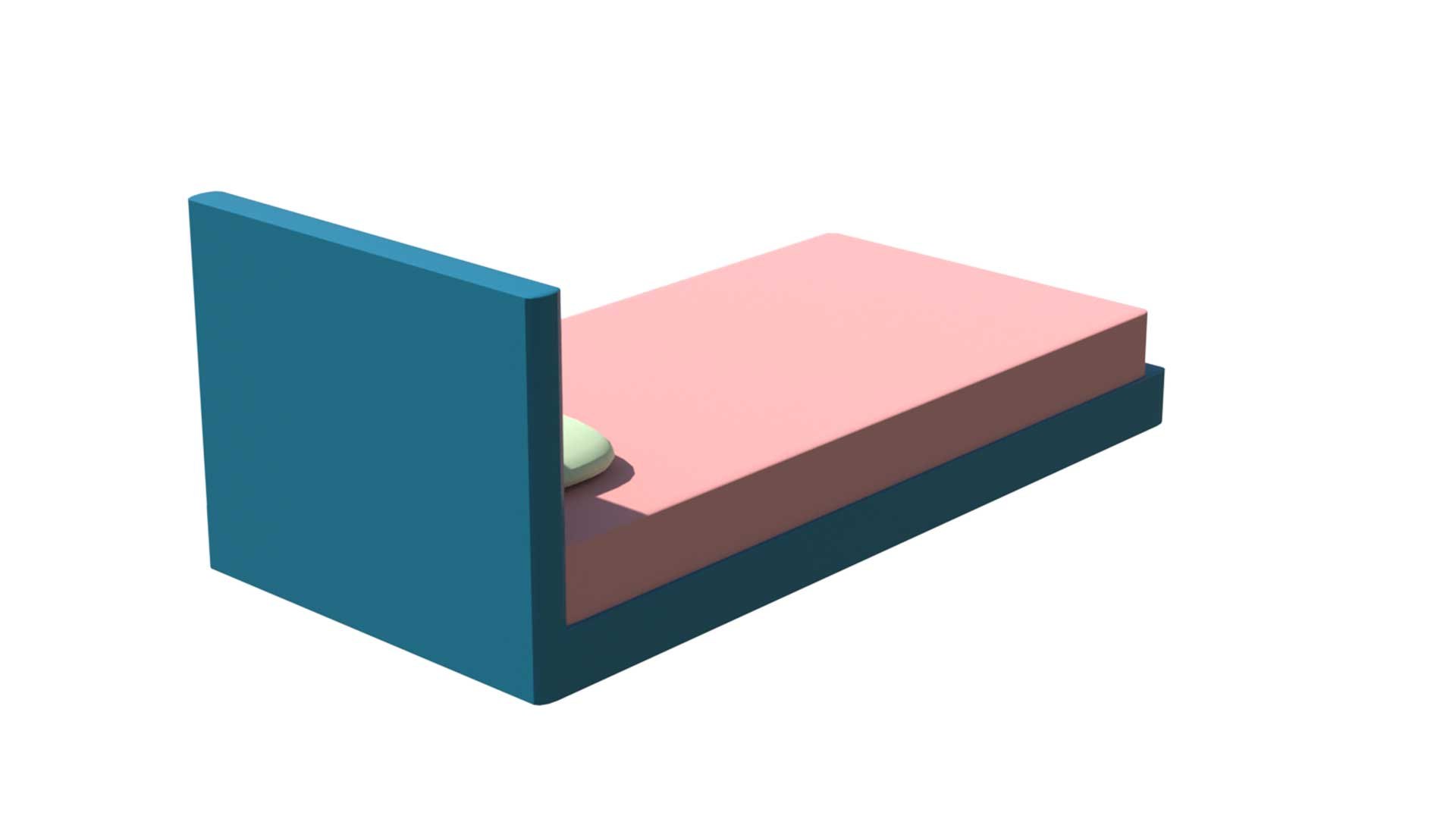 Cartoon Bed 3D Model 3D Model - TurboSquid 2292164