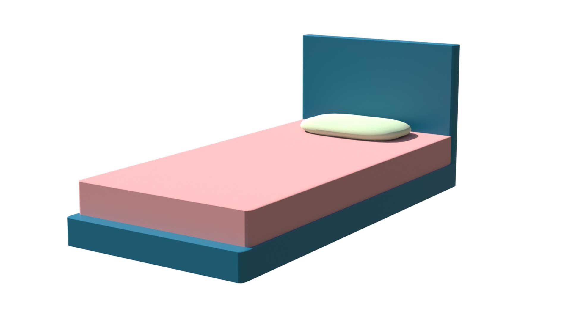Cartoon Bed 3D Model 3D Model - TurboSquid 2292164
