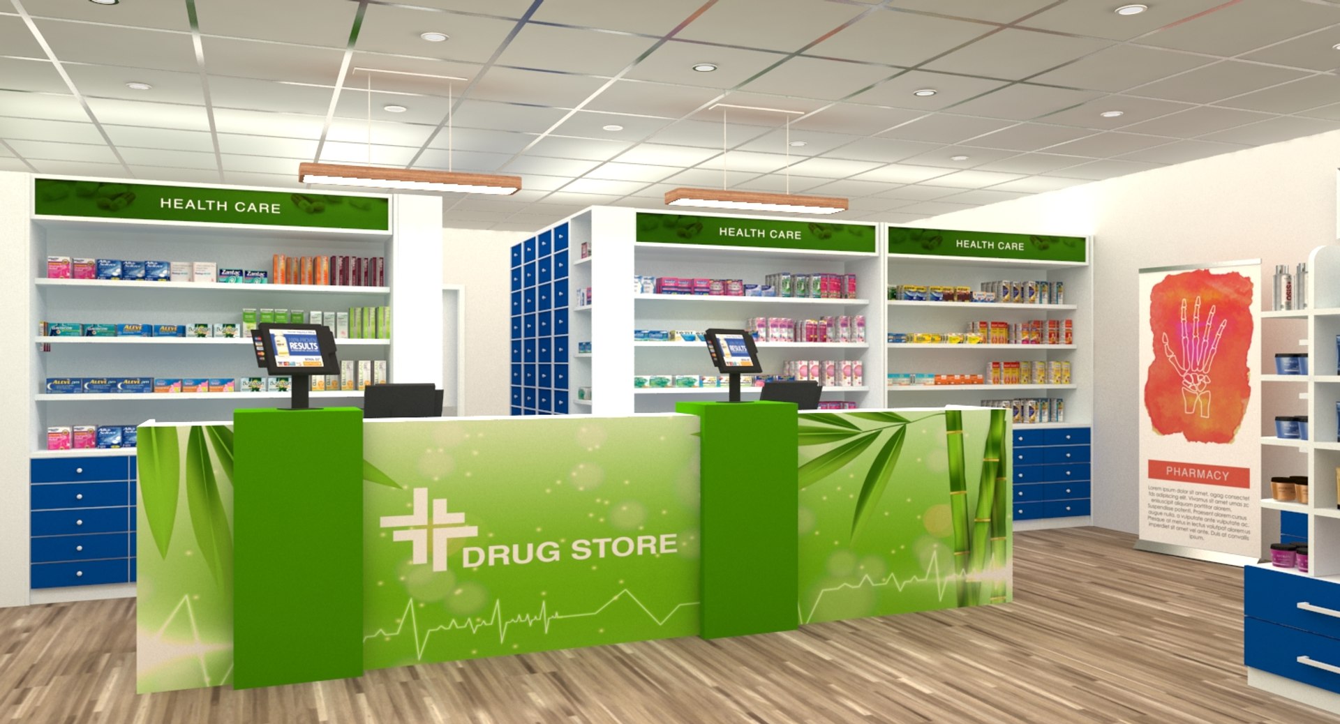 3D drug store s - TurboSquid 1294008