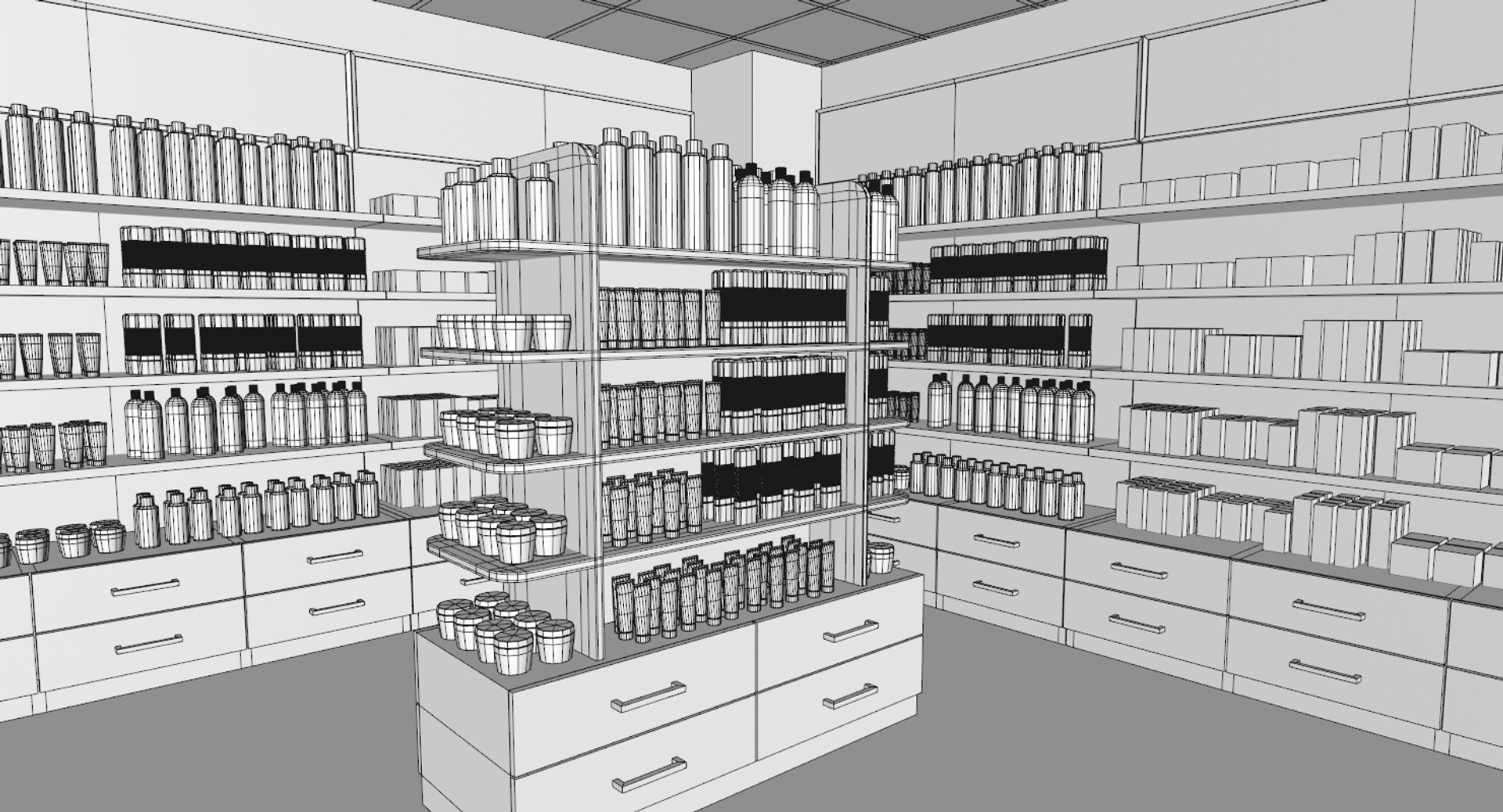 3D drug store s - TurboSquid 1294008