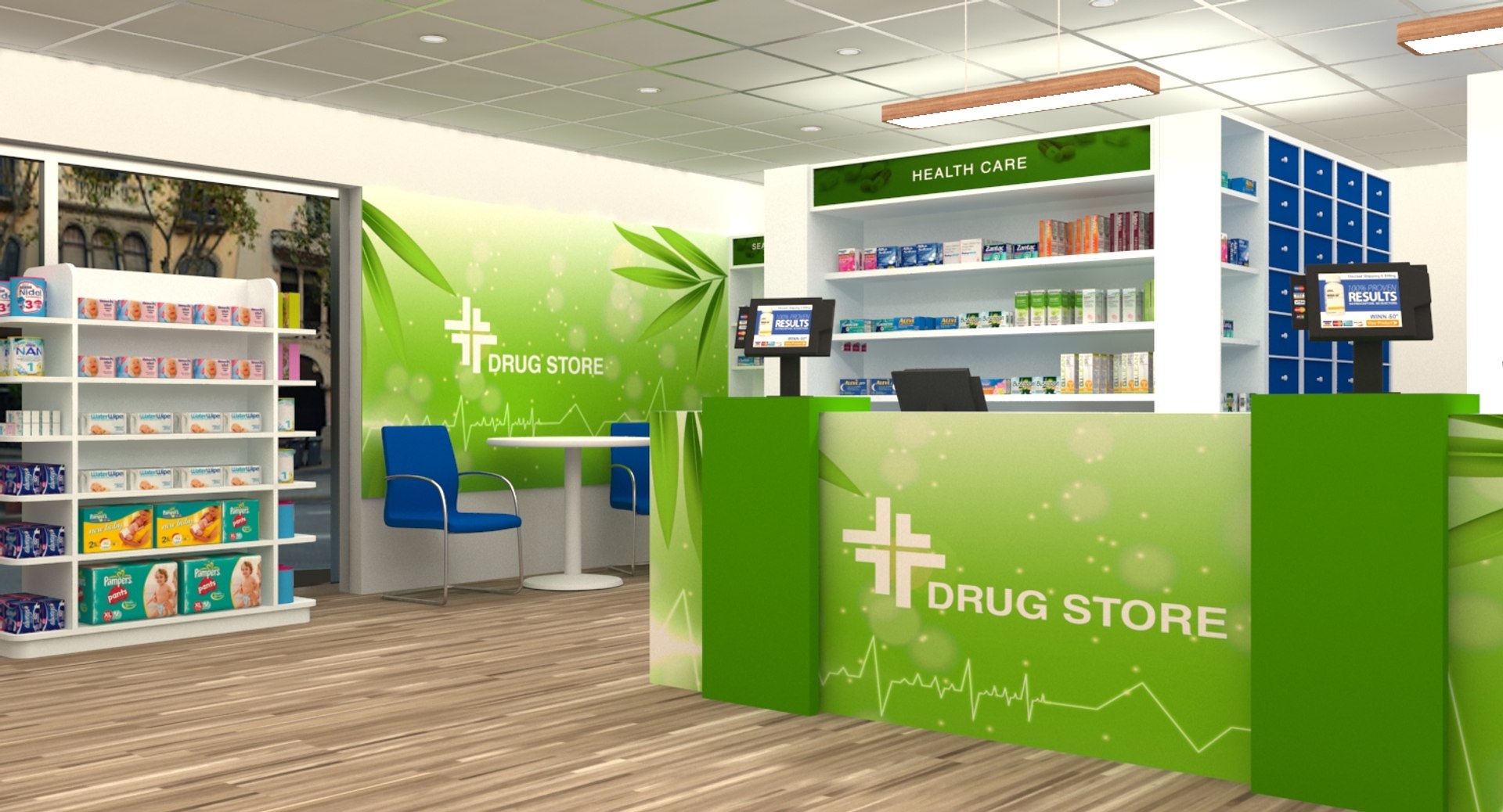 3D drug store s - TurboSquid 1294008