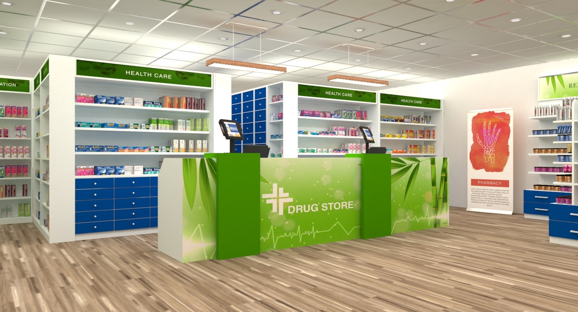 3D drug store s - TurboSquid 1294008