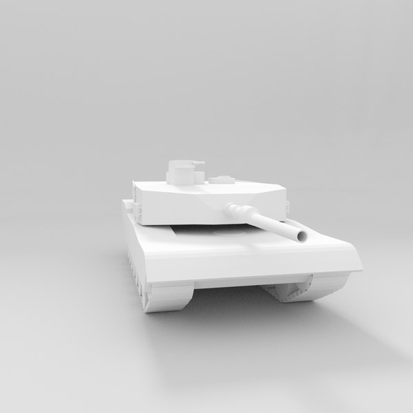 simple m1 abrams tank obj