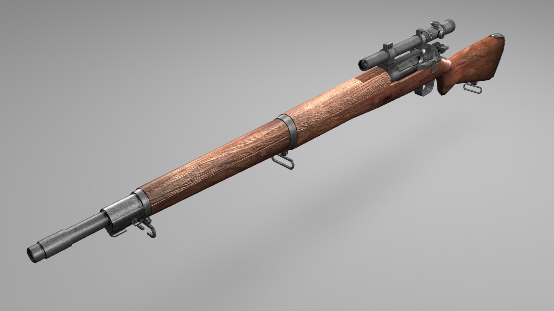 Springfield Sniper 3D - TurboSquid 2198053