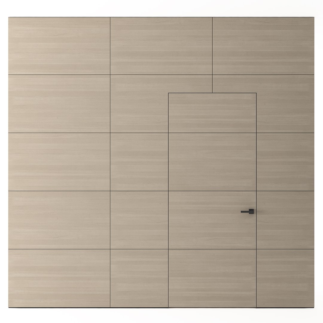 Garofoli Smooth Boiserie Doors 3D Model - TurboSquid 2115754