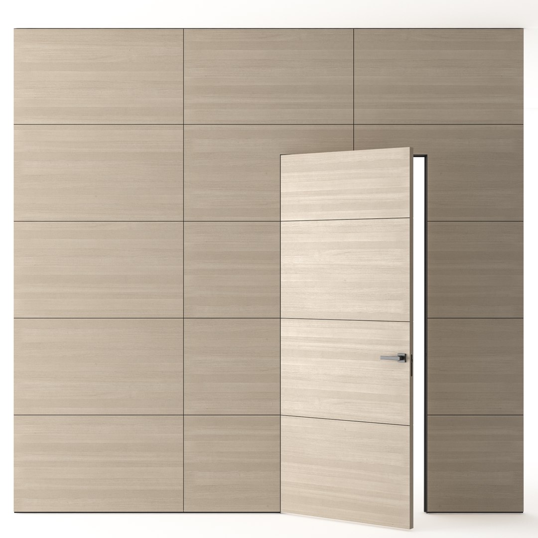 Garofoli Smooth Boiserie Doors 3D Model - TurboSquid 2115754