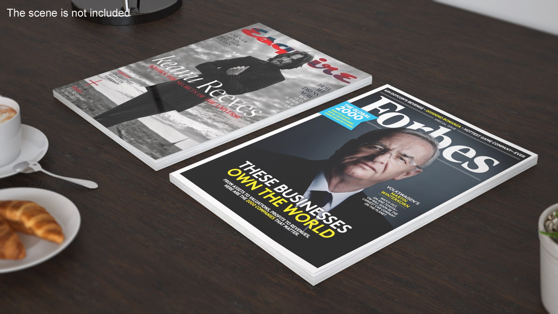 3D Forbes and Esquire Magazines model - TurboSquid 2048532