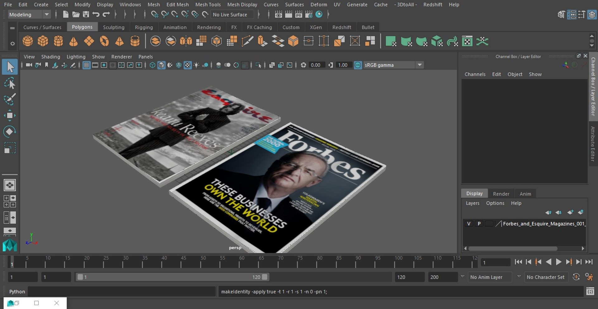 3D Forbes and Esquire Magazines model - TurboSquid 2048532