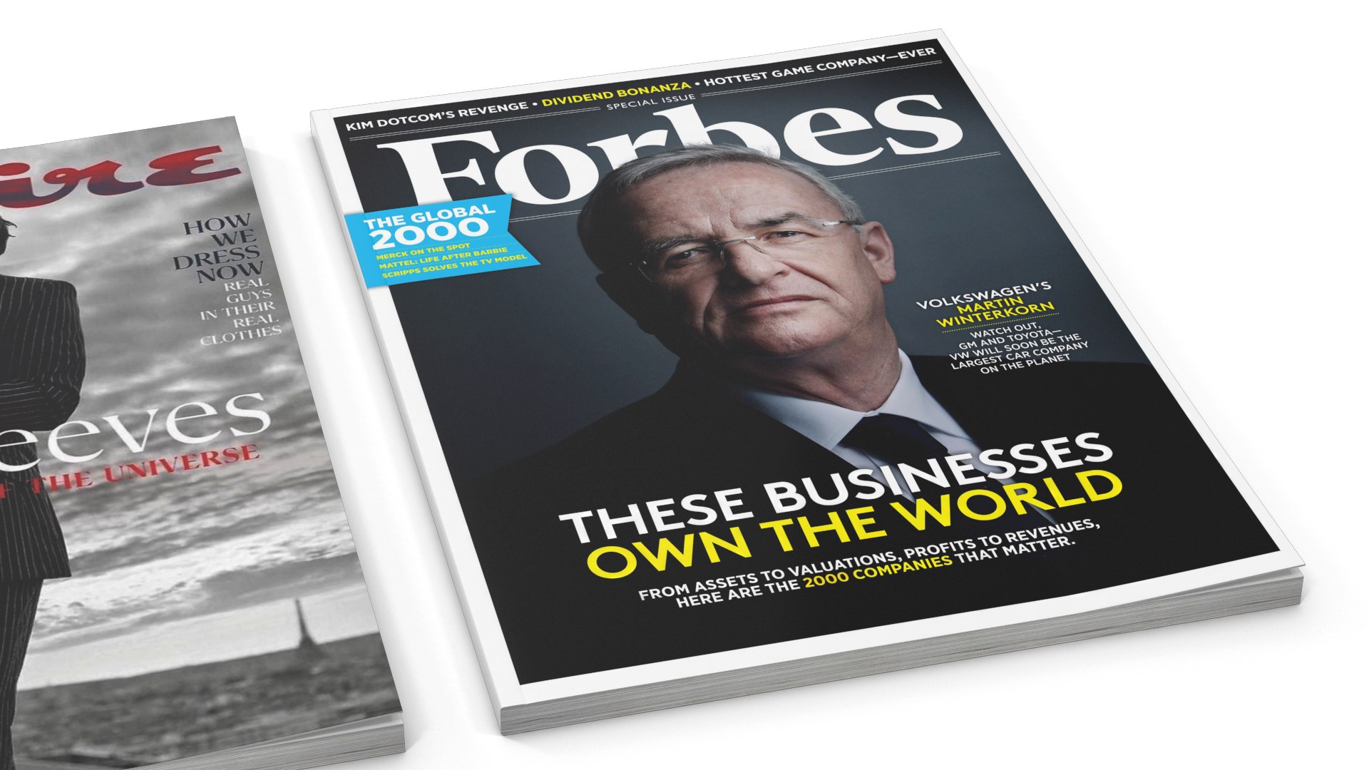 3D Forbes and Esquire Magazines model - TurboSquid 2048532