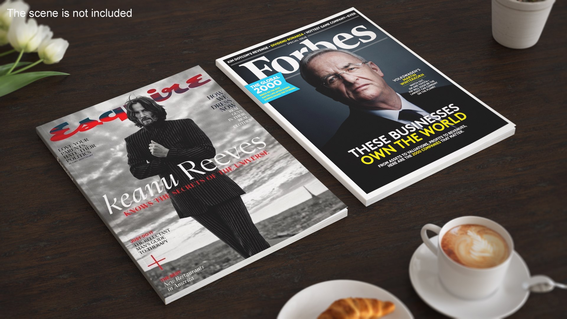 3D Forbes and Esquire Magazines model - TurboSquid 2048532