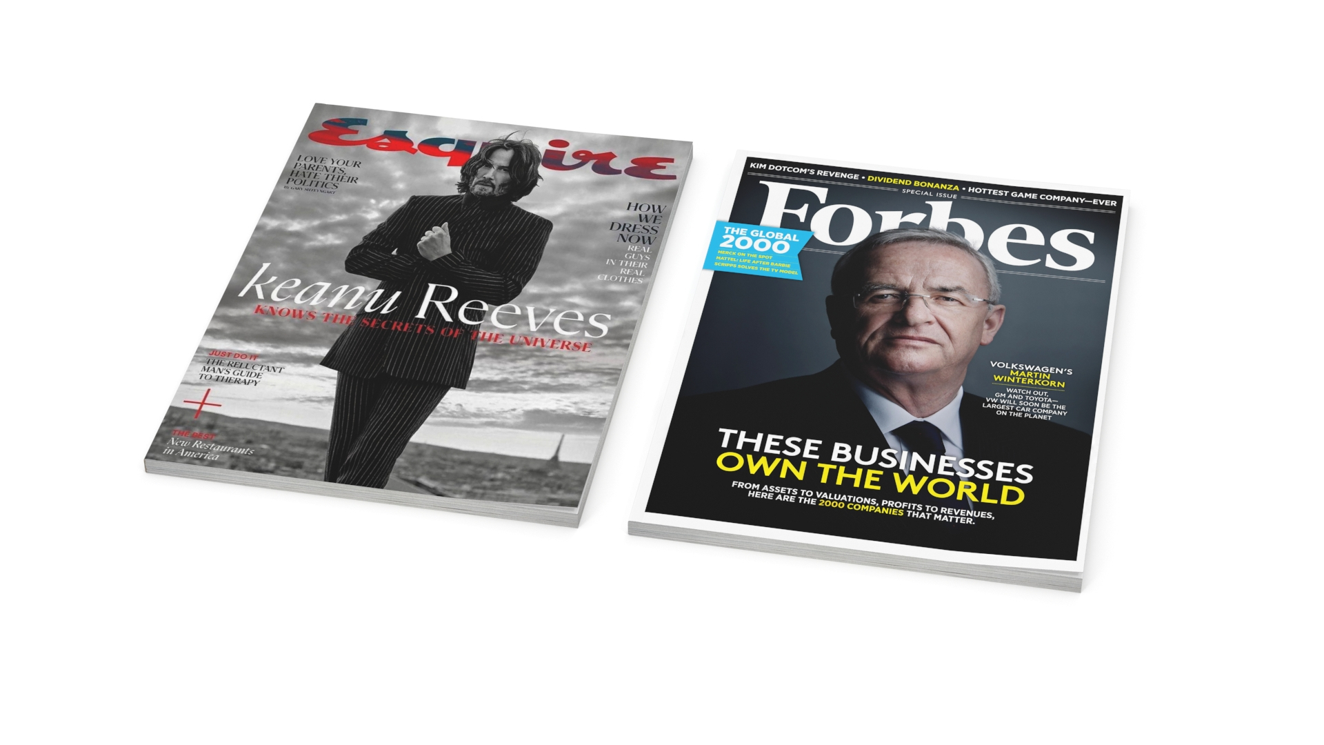 3D Forbes and Esquire Magazines model - TurboSquid 2048532