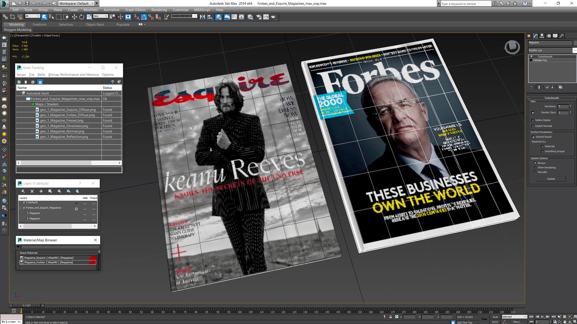 3D Forbes and Esquire Magazines model - TurboSquid 2048532