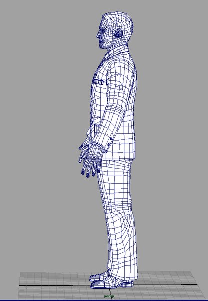 3d model of man human guy