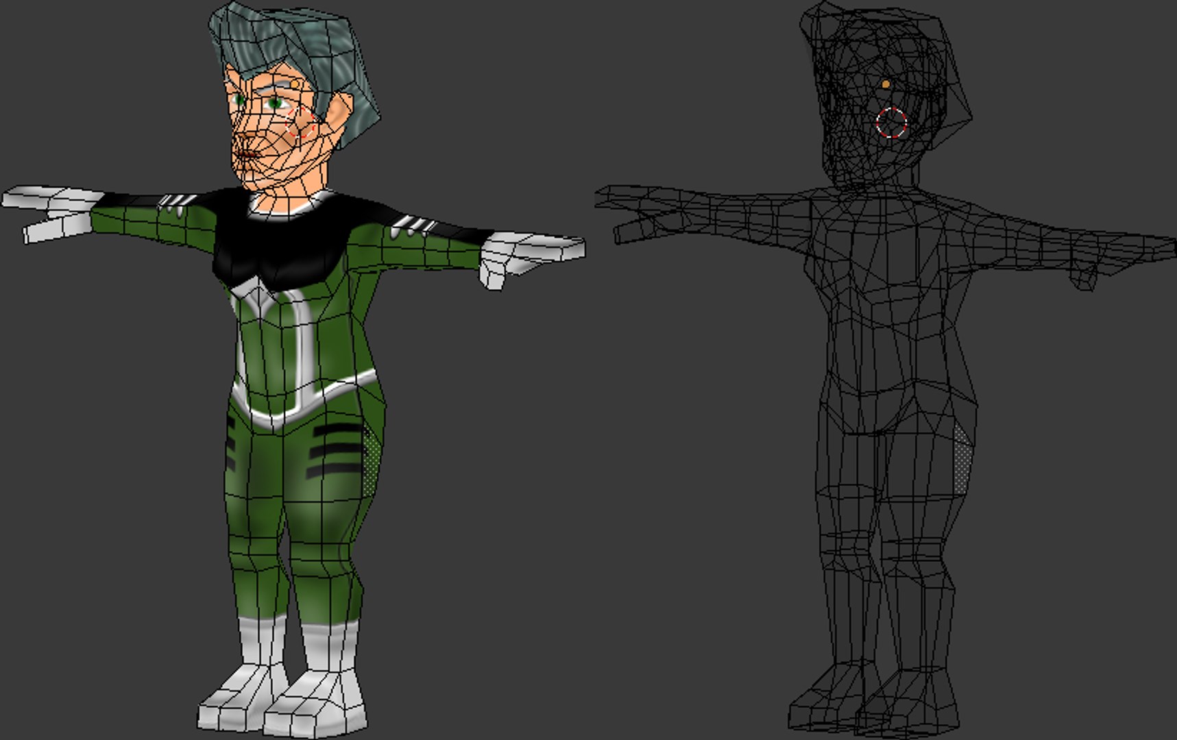 3d Model Science Fiction Character