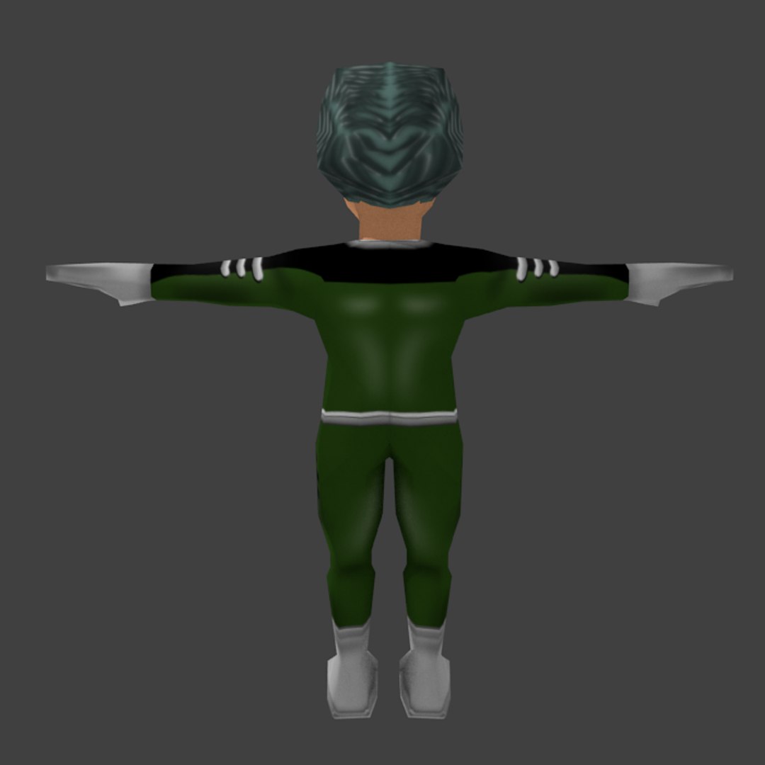 3d Model Science Fiction Character