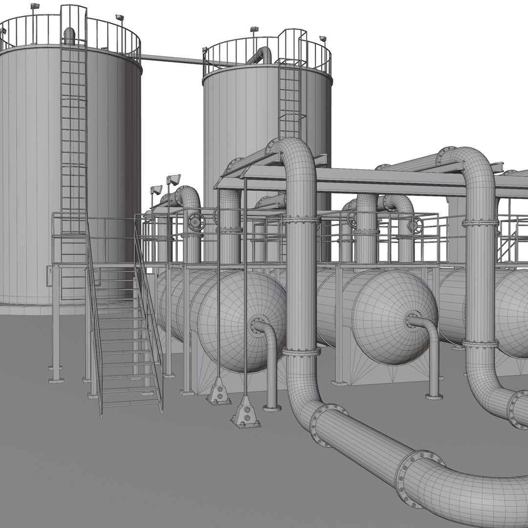 Refinery Module 3 3D - TurboSquid 2069519