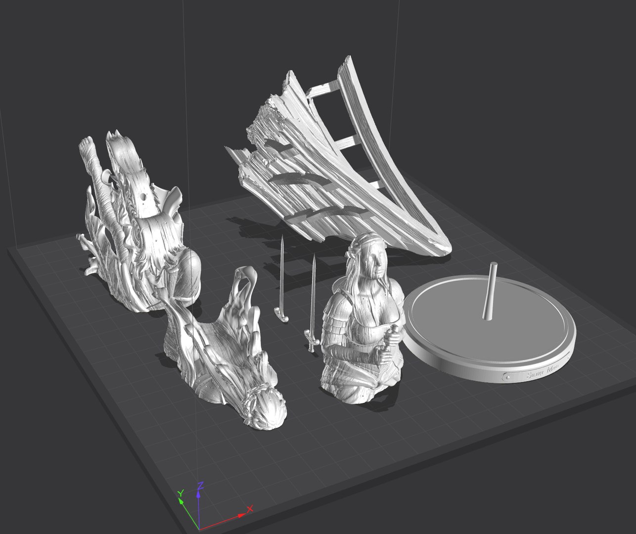 Silent Mary Pirate Ship Figurehead 3D - TurboSquid 2150917