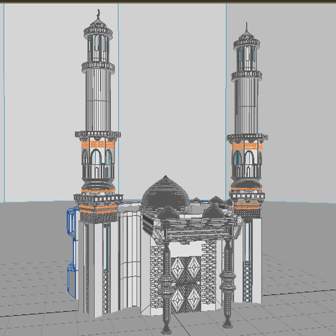 3d Model Islamic Mosque