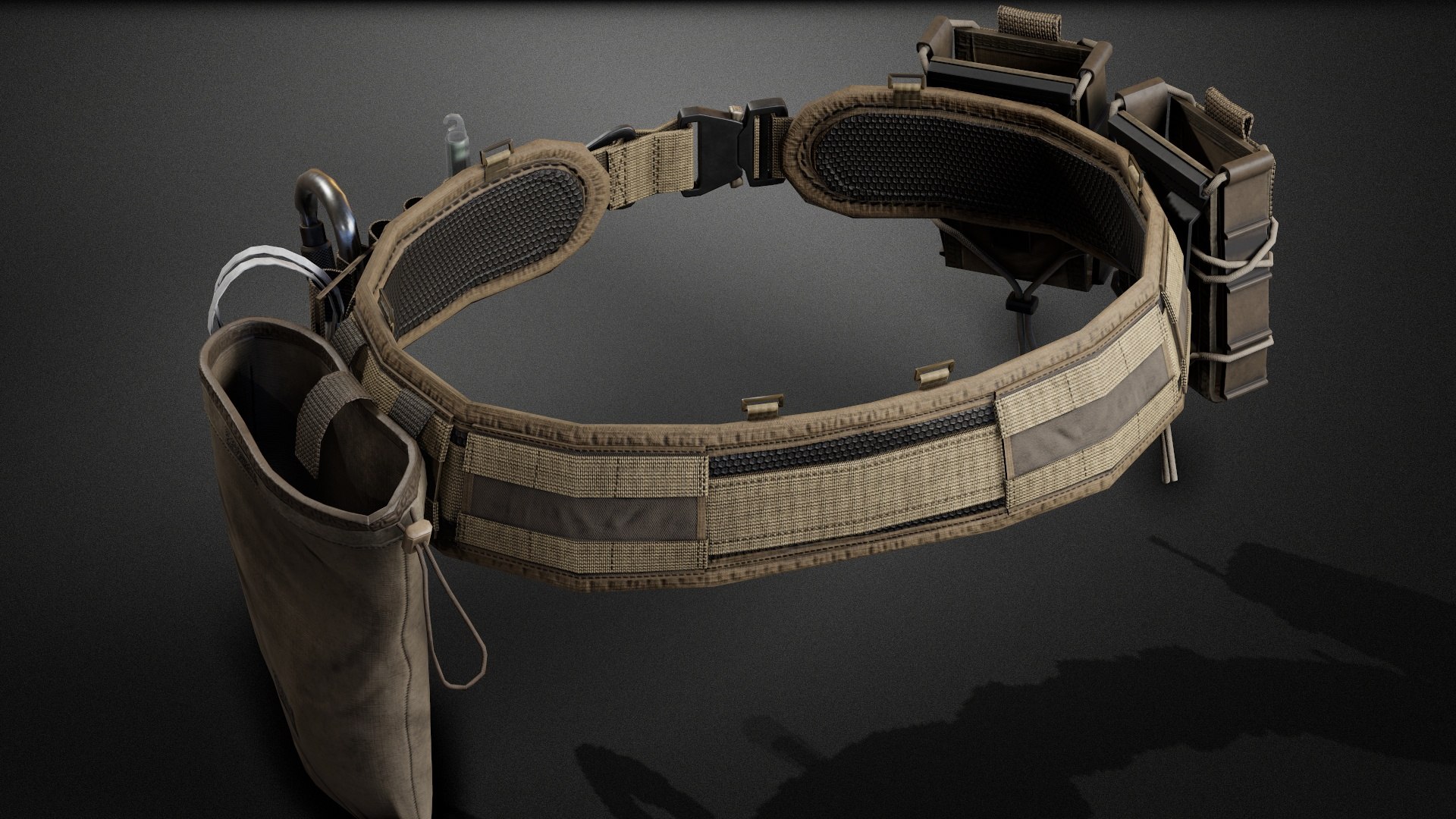 3D Tactical Belt Pack Model - TurboSquid 1421619