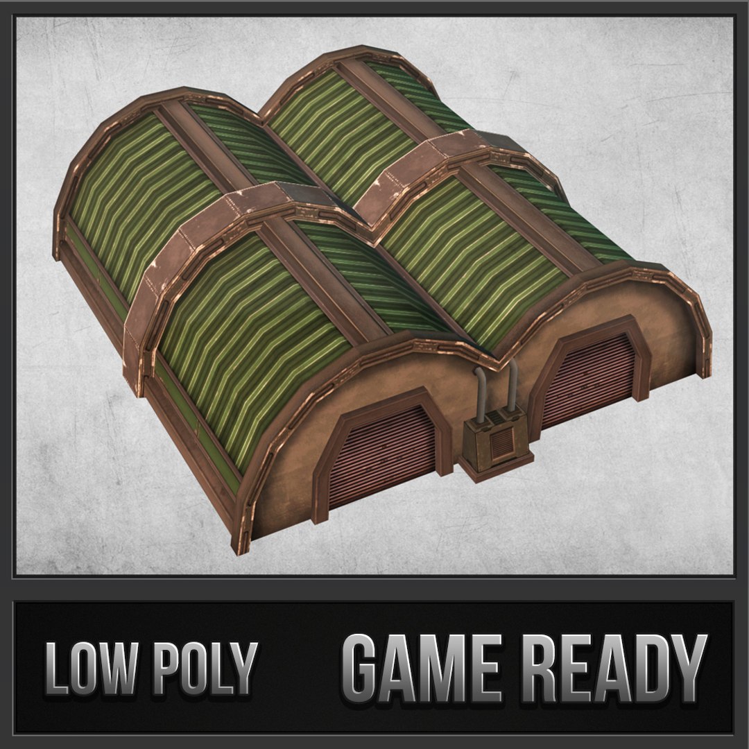 3d Barrack Military Strategy Model