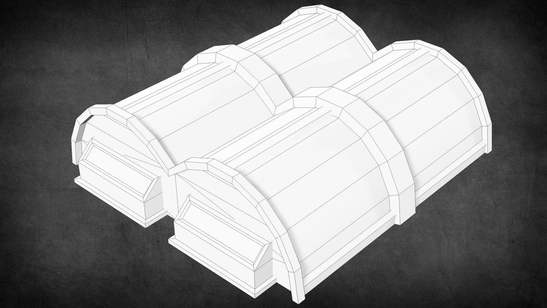 3d Barrack Military Strategy Model