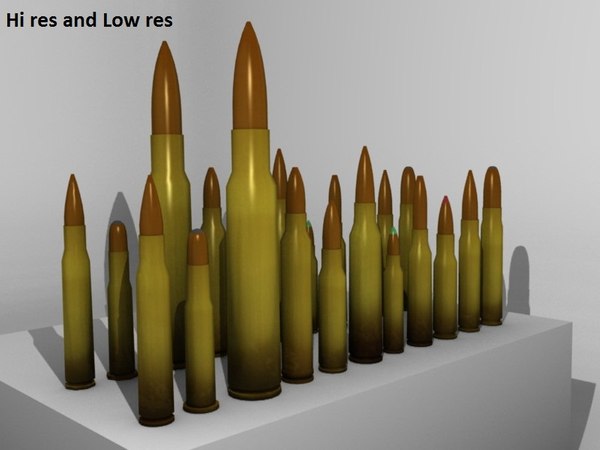 Free Blender Bullet Models | TurboSquid