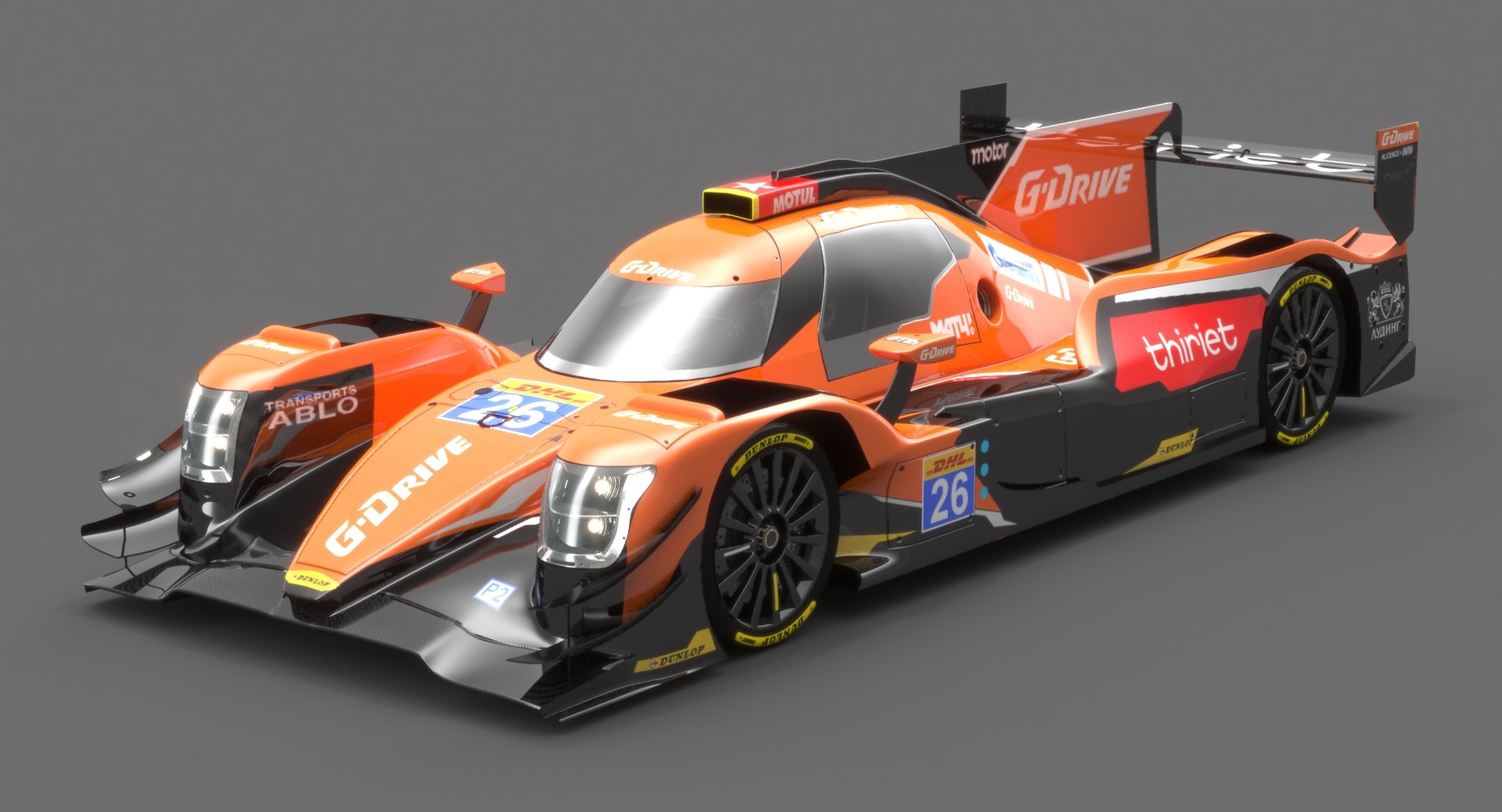 3D pack wec lmp2 1 - TurboSquid 1197978