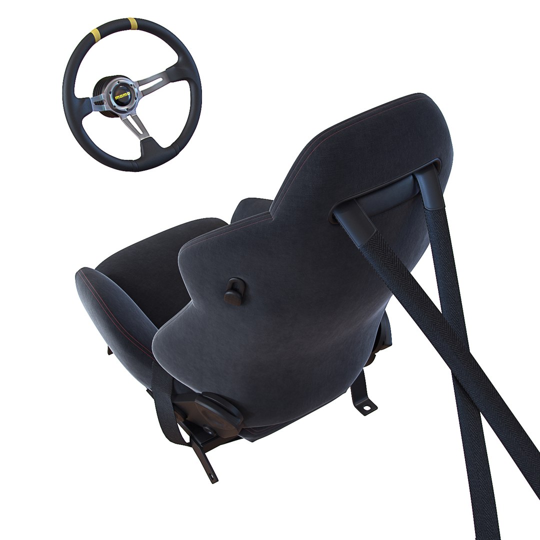 Racing Seat Recaro Wheel Model - TurboSquid 1484200