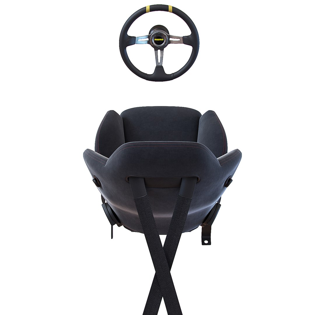 Racing Seat Recaro Wheel Model - TurboSquid 1484200