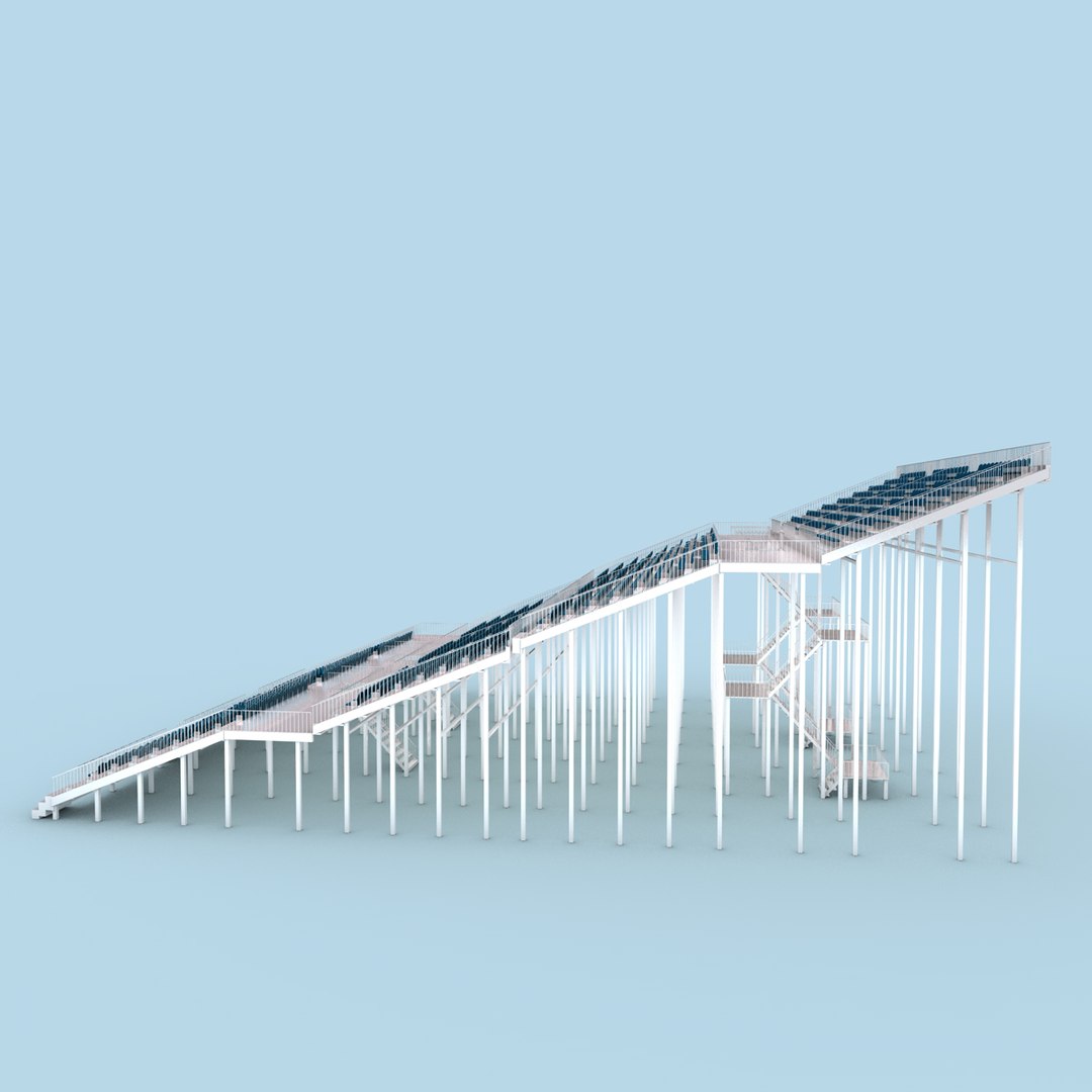 Grandstand Seating Tier C4d