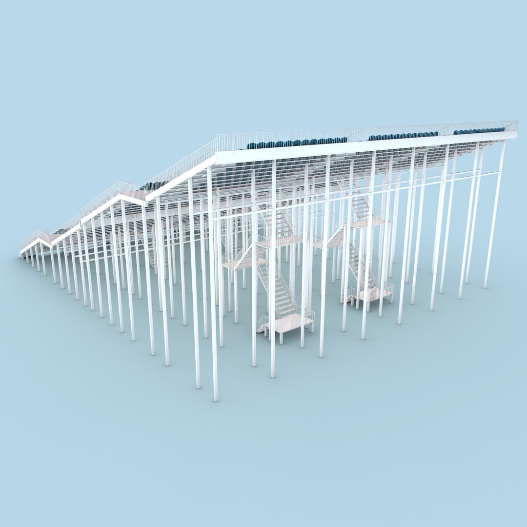 Grandstand Seating Tier C4d