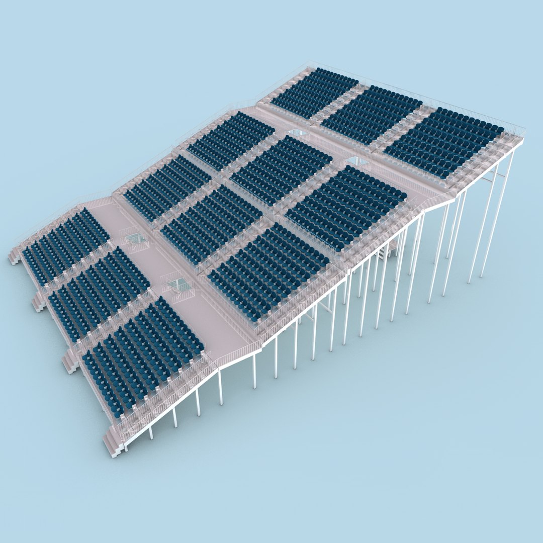 Grandstand Seating Tier C4d