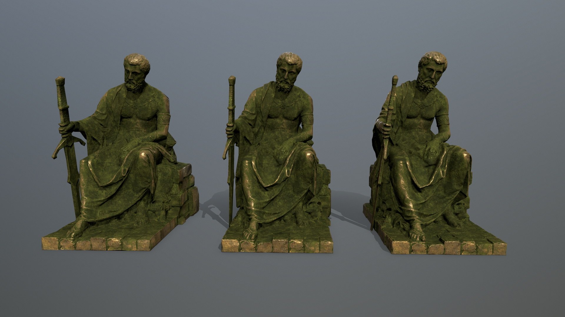 Statue 3D Model - TurboSquid 2126940