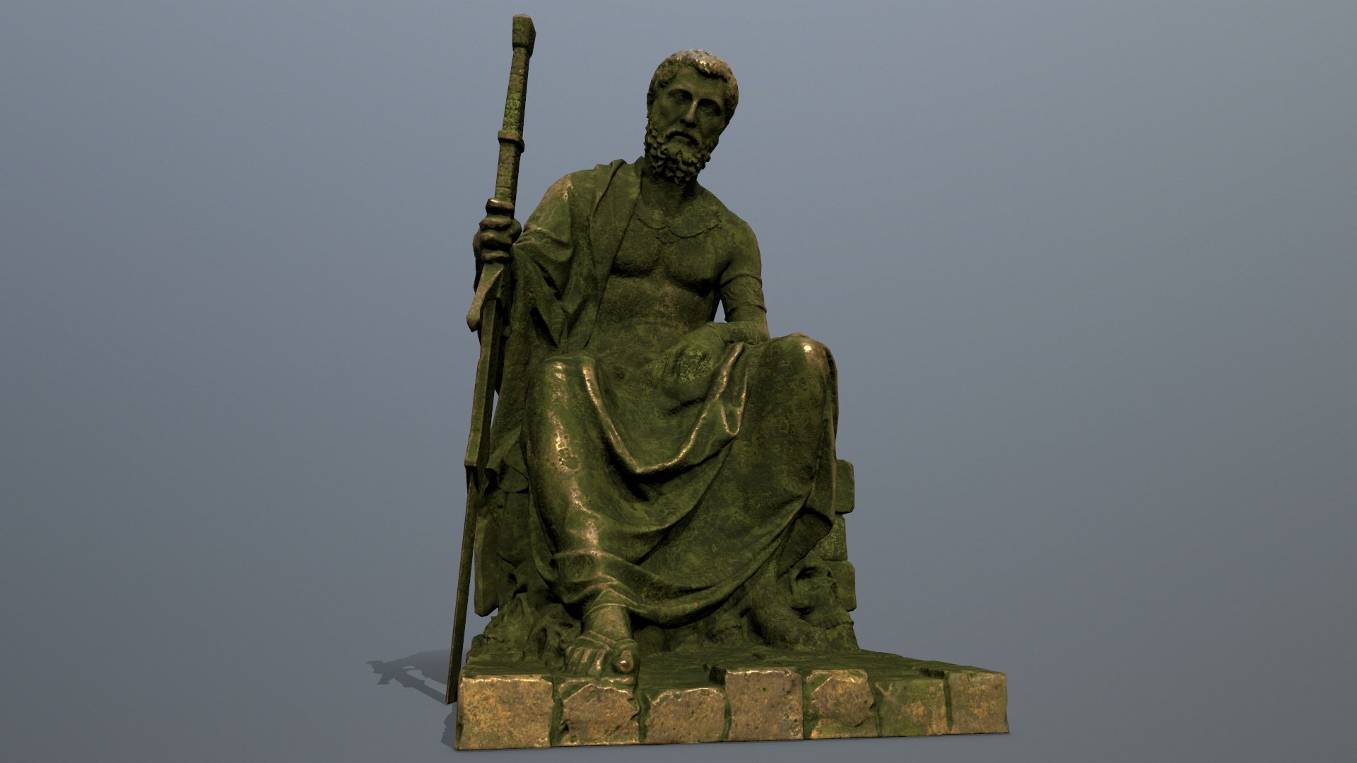 Statue 3D Model - TurboSquid 2126940