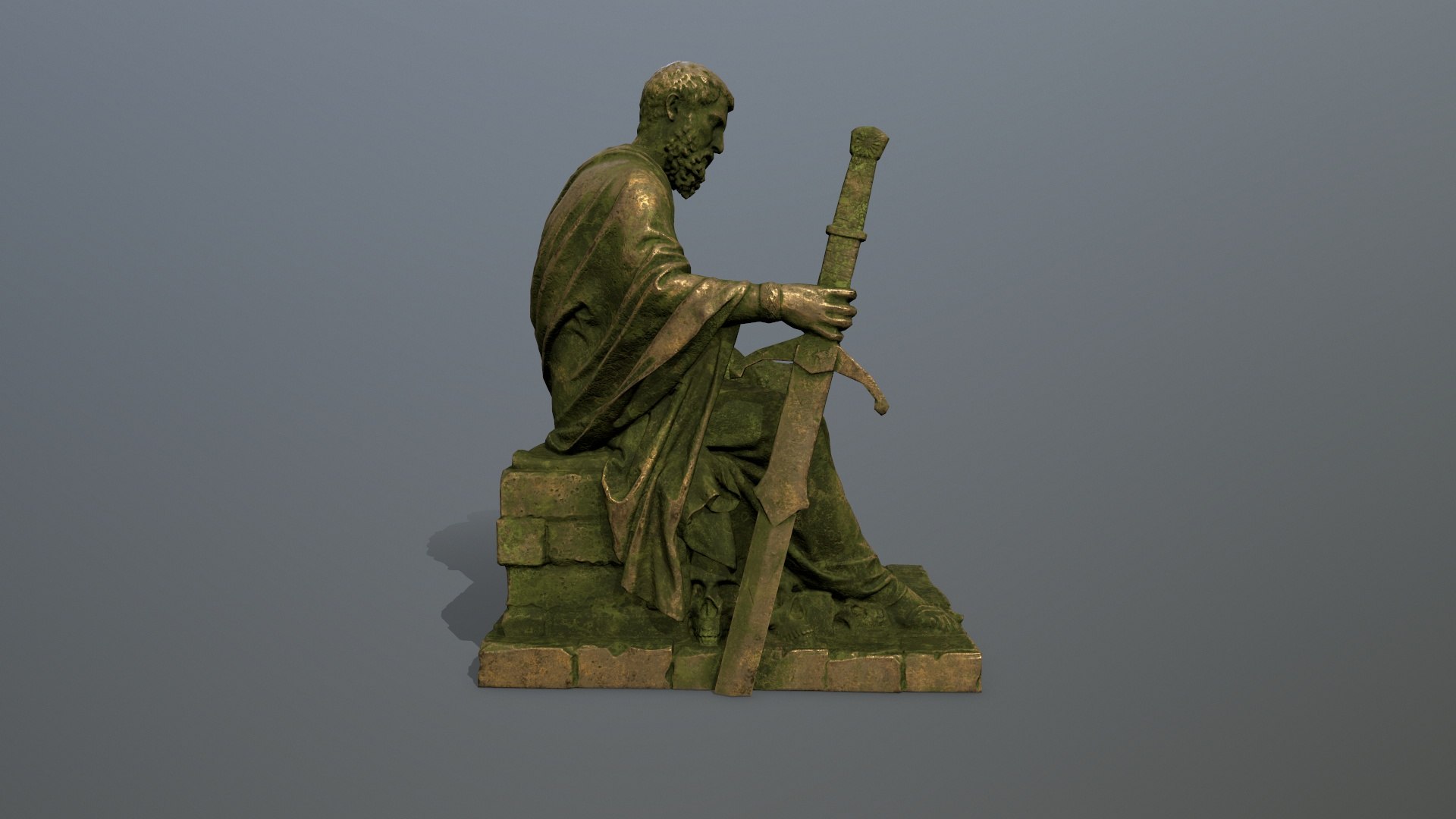 Statue 3D Model - TurboSquid 2126940