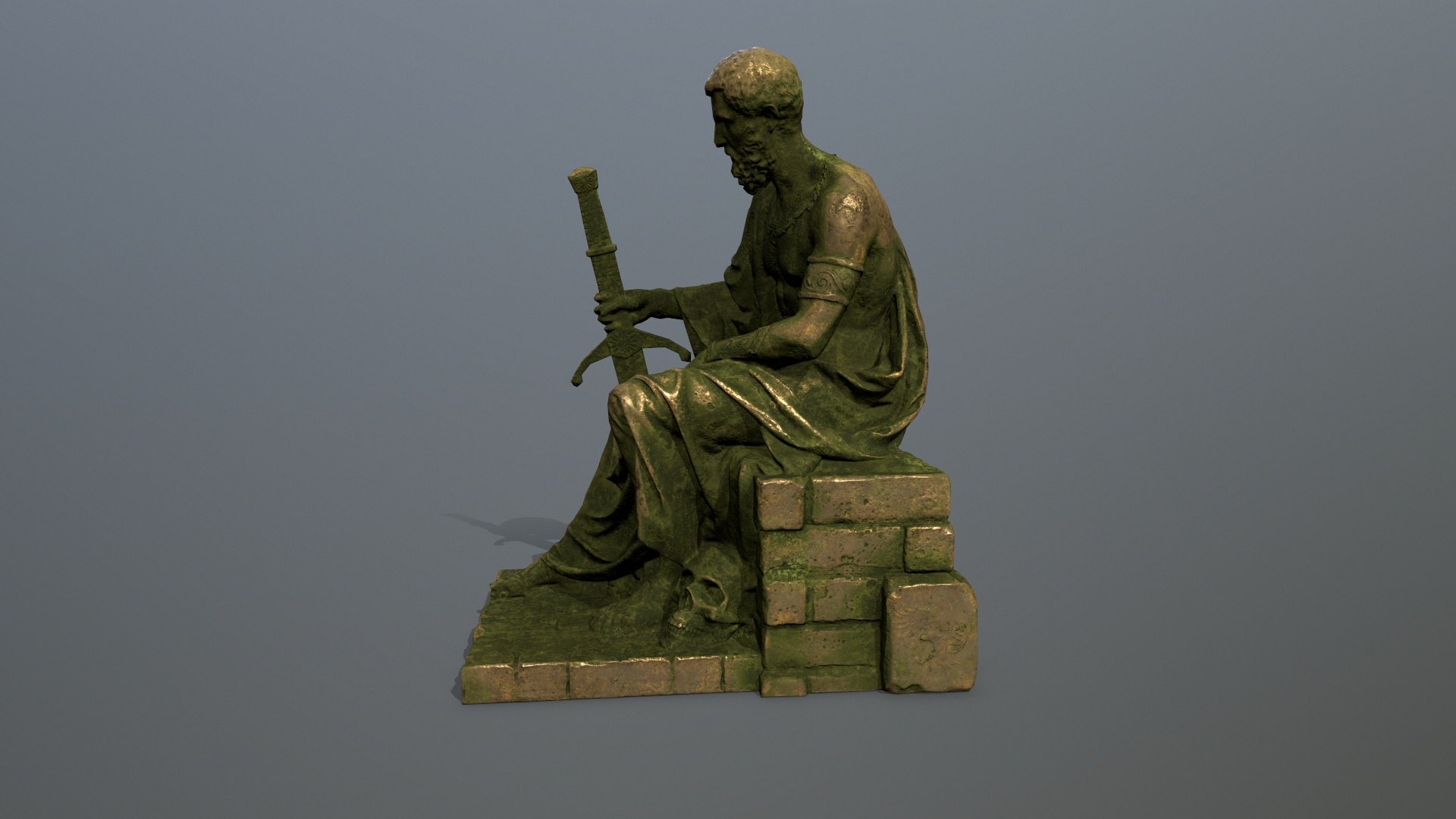 Statue 3D Model - TurboSquid 2126940