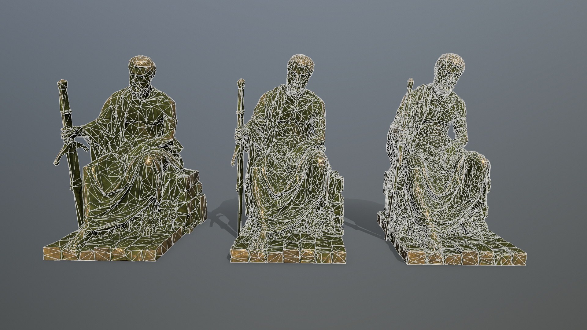 Statue 3D Model - TurboSquid 2126940