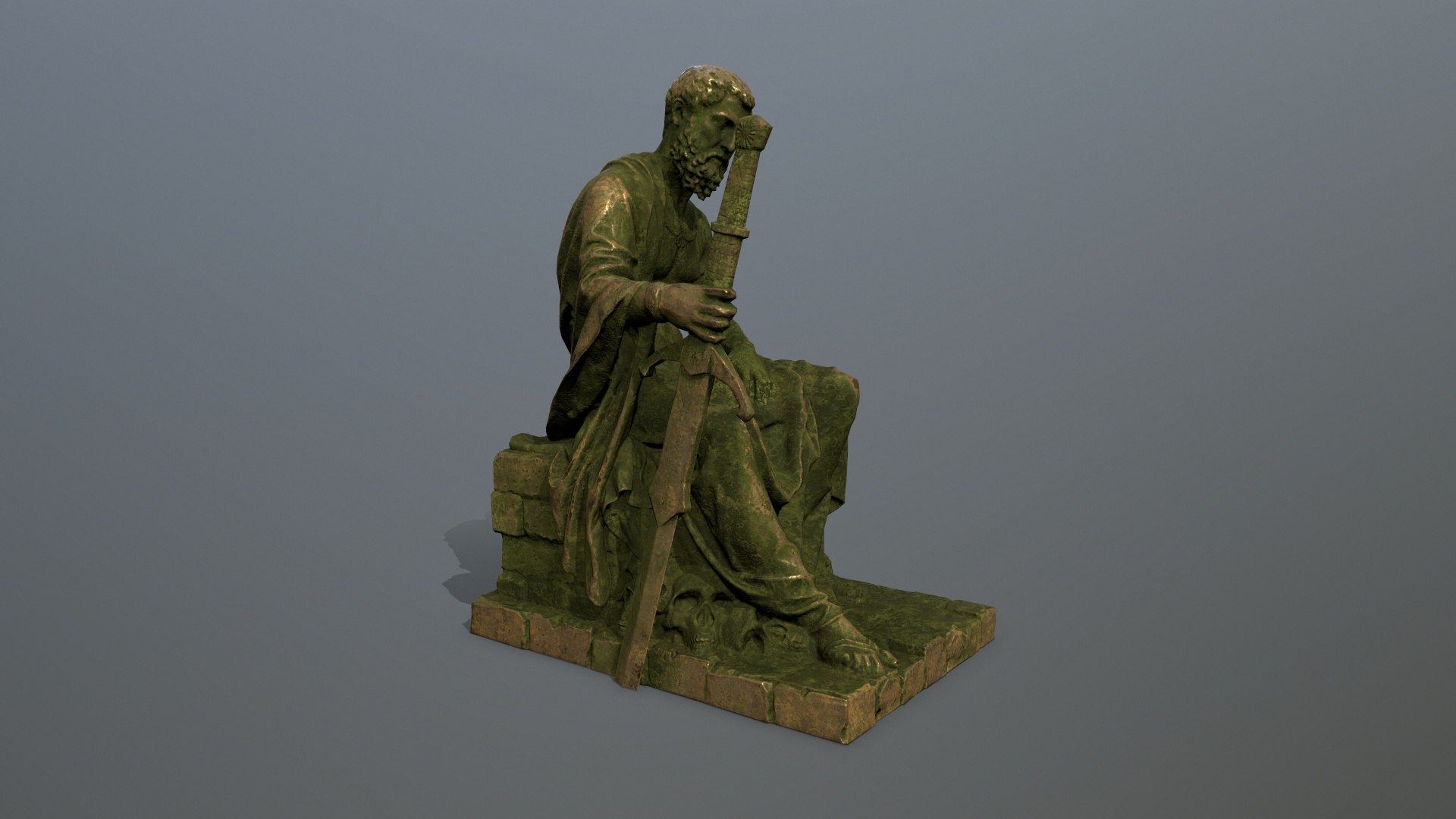 Statue 3D Model - TurboSquid 2126940