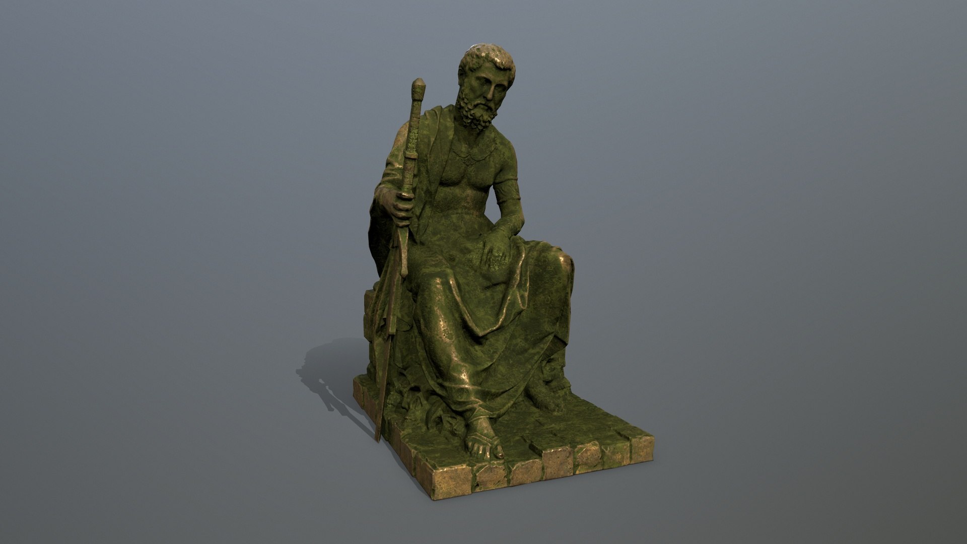 Statue 3D Model - TurboSquid 2126940