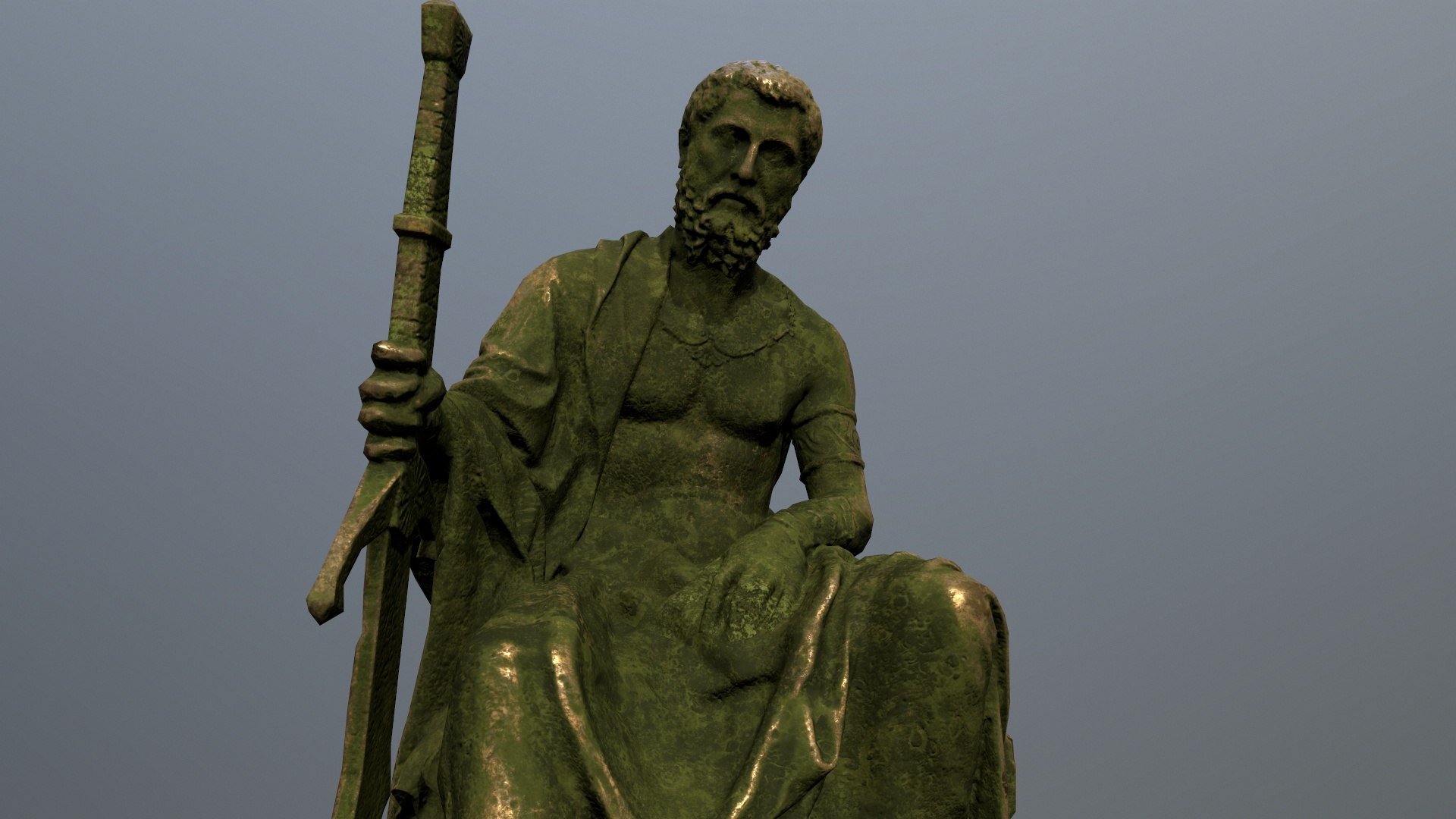 Statue 3D Model - TurboSquid 2126940