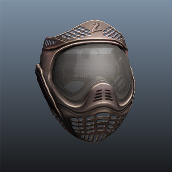 modelo 3d Casco de paintball - TurboSquid 572976