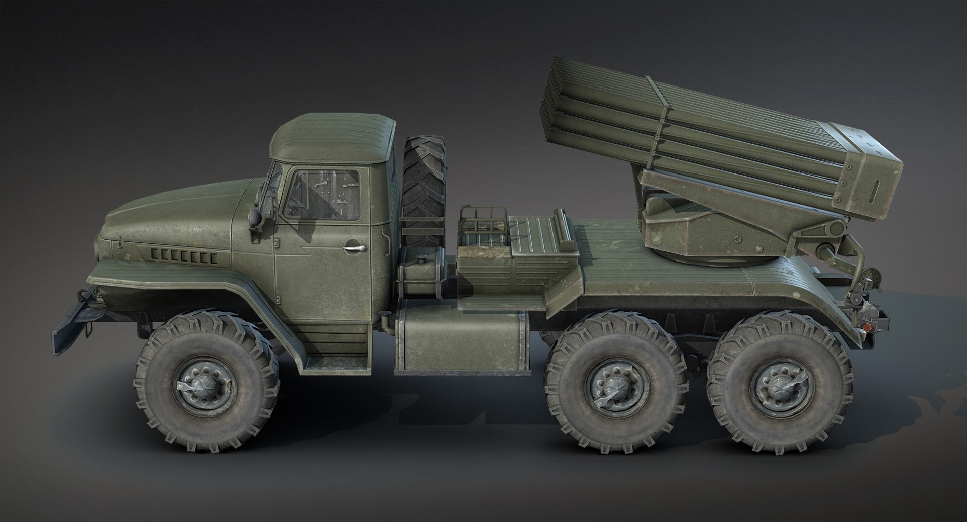 Set Bm-21 Grad 3d Max