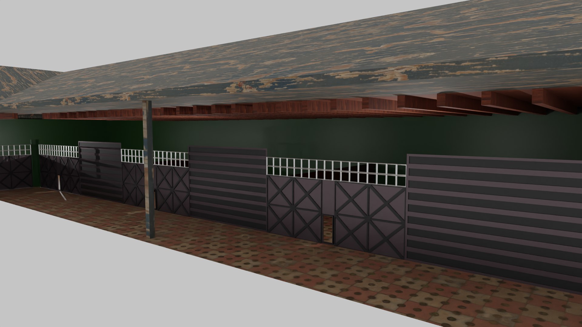 Horse Stable 3D Model - TurboSquid 2159166