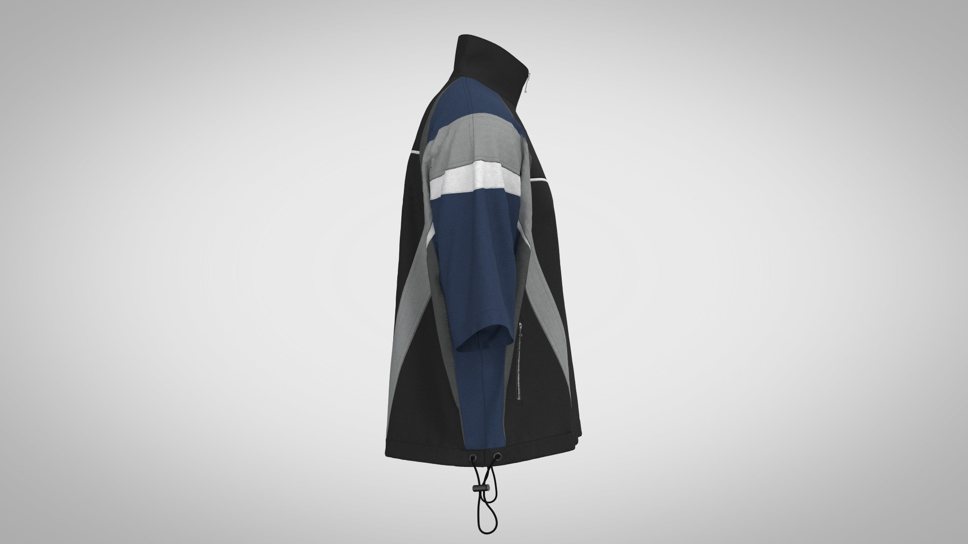 3D Men Nylon Jacket Model - TurboSquid 2252040