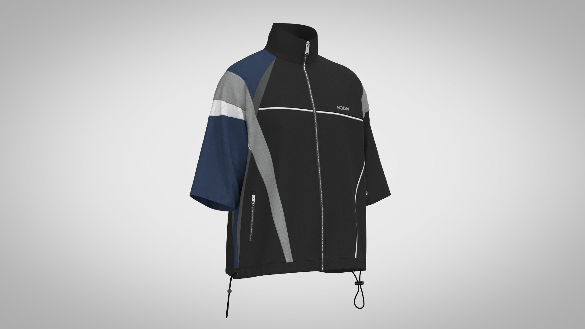 3D Men Nylon Jacket Model - TurboSquid 2252040