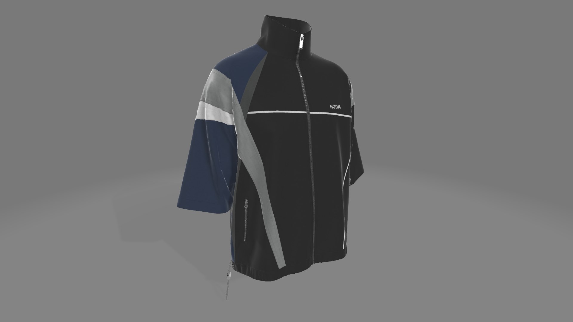 3D Men Nylon Jacket Model - TurboSquid 2252040