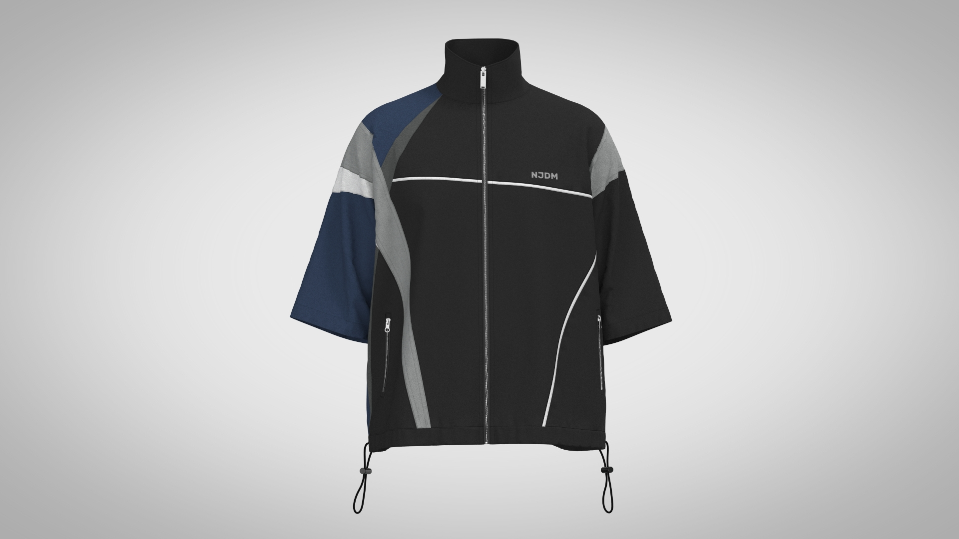 3D Men Nylon Jacket Model - TurboSquid 2252040