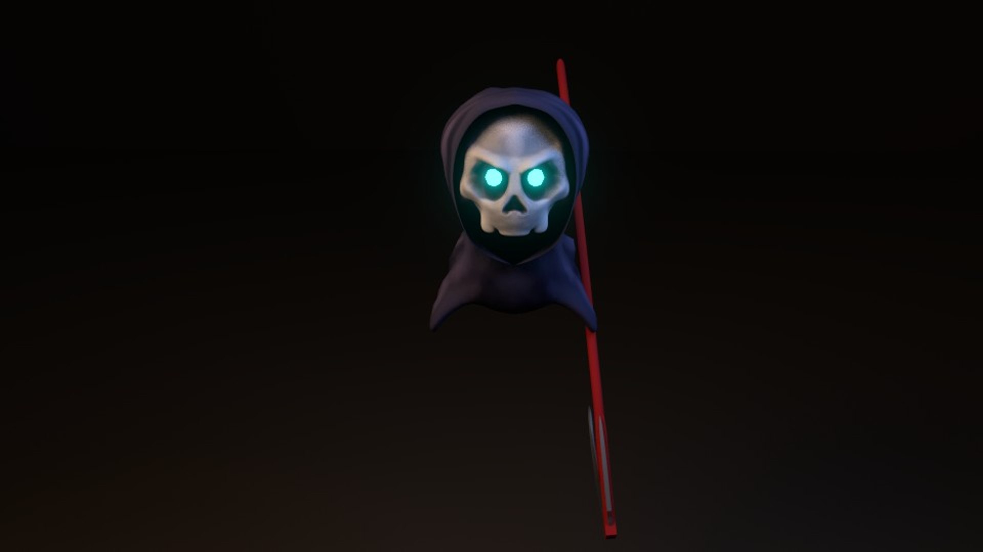 3d Character Flying Reaper