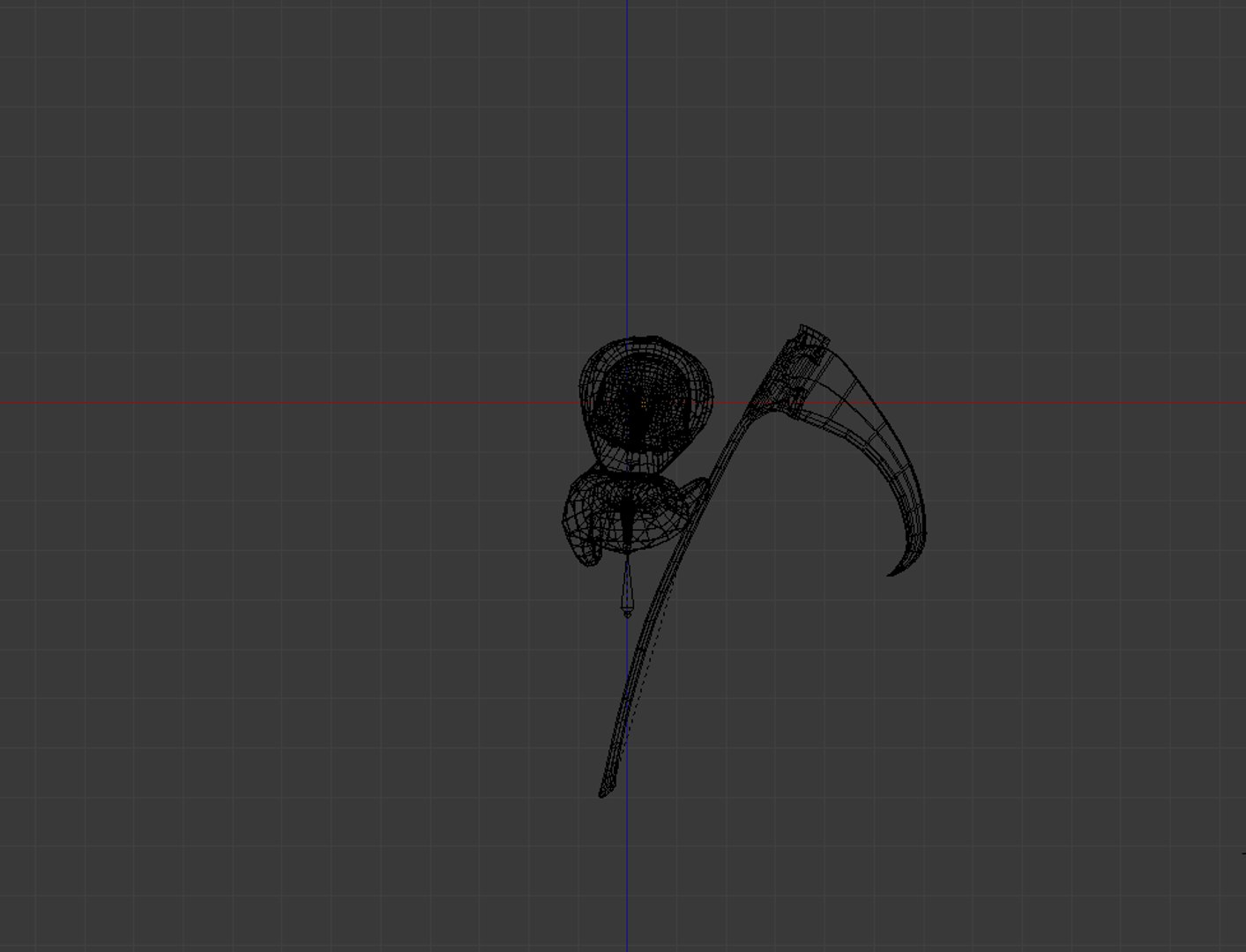 3d Character Flying Reaper