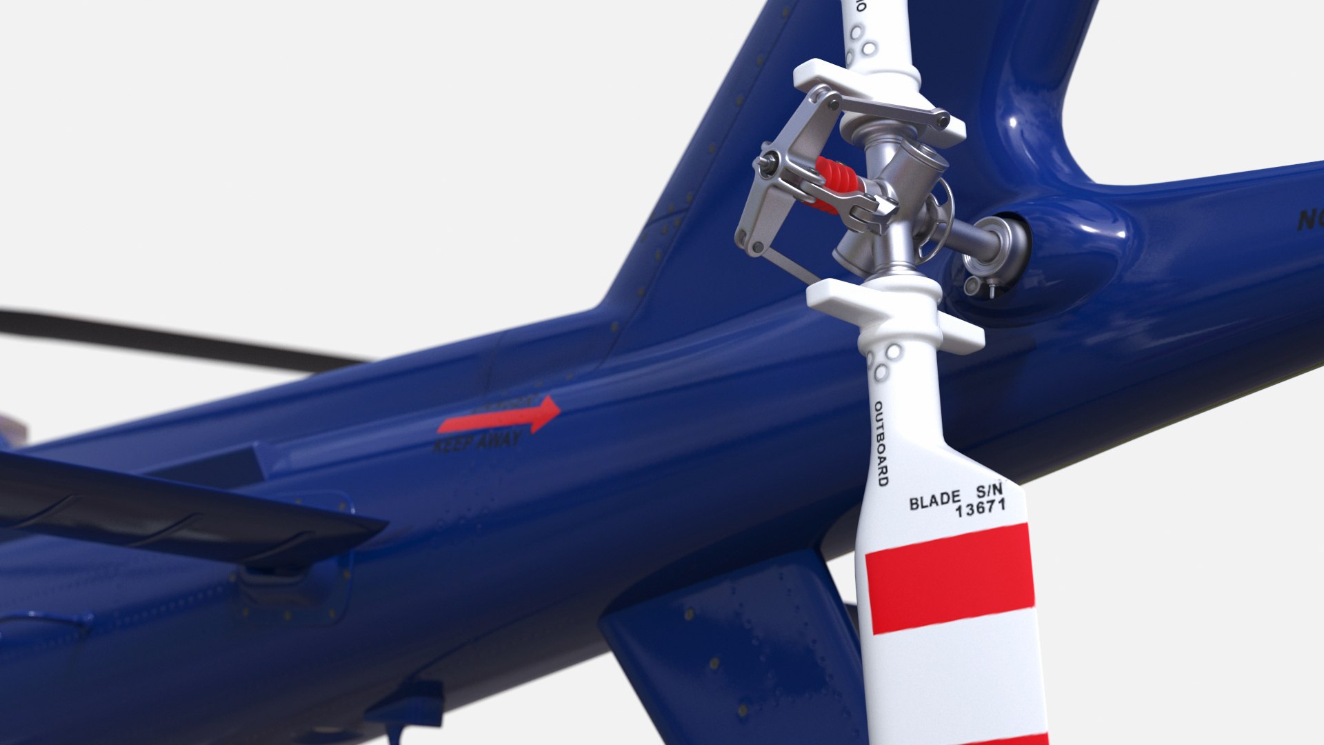 Police Helicopter AgustaWestland AW119 Koala Simplified 3D Model ...